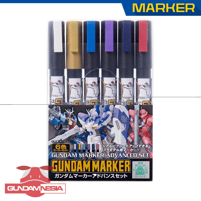 Gundam Marker Set - Advance | GundamNesia