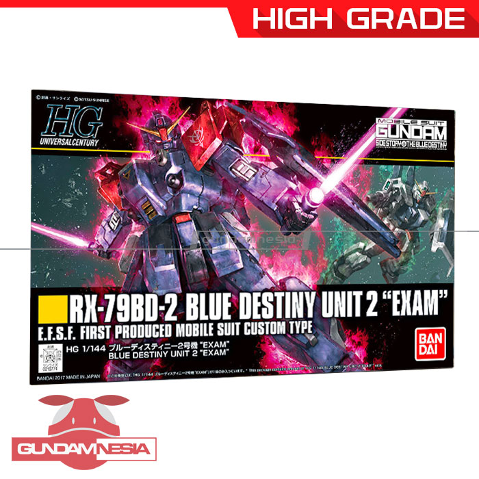 [HG] Blue Destiny Unit 2 EXAM - GundamNesia
