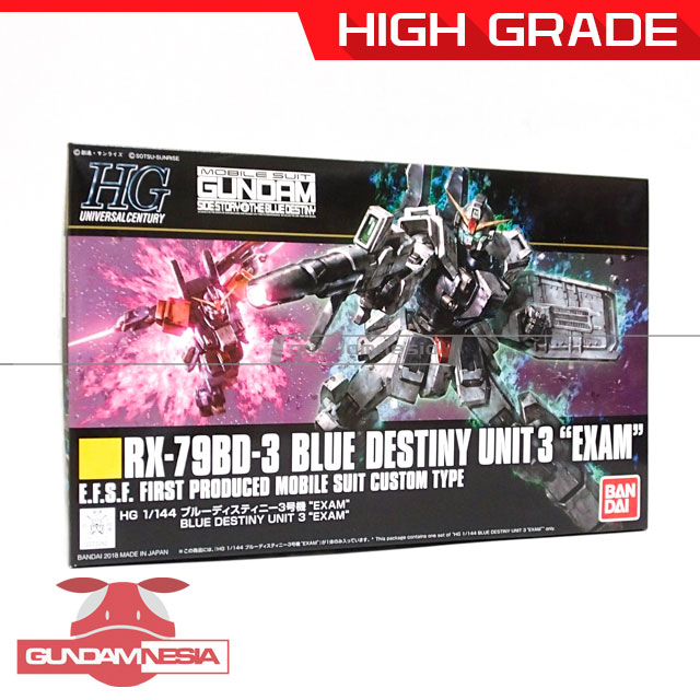 [HG] Blue Destiny Unit 3 EXAM - GundamNesia