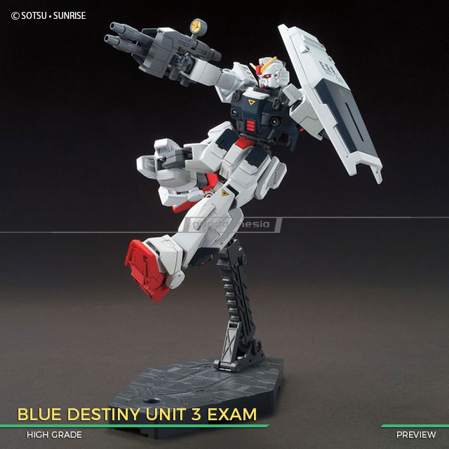 [HG] Blue Destiny Unit 3 EXAM - GundamNesia