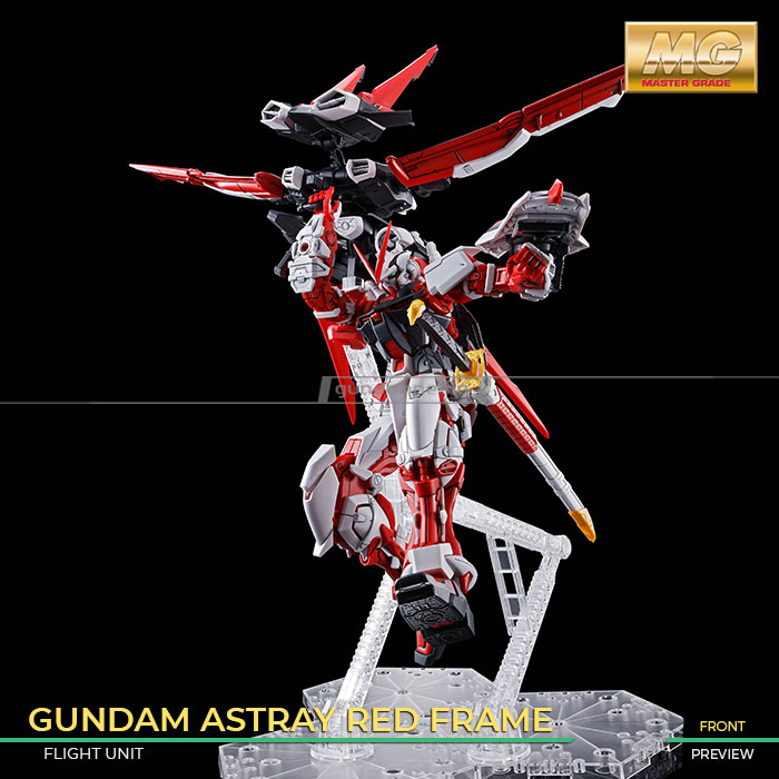 [MG] Gundam Astray Red Frame Flight Unit (PBandai) - GundamNesia
