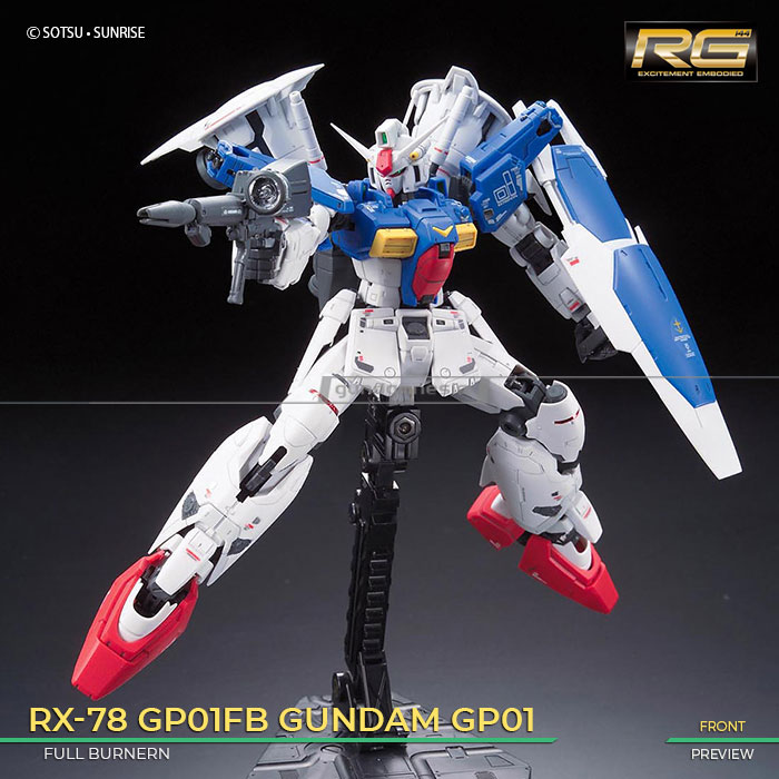 [RG] RX-78GP01Fb Gundam GP01 Full Burnern - GundamNesia