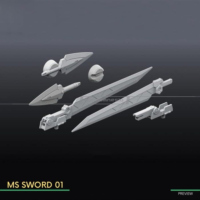Builders Parts HD (BPHD) – MS Sword 01 - GundamNesia