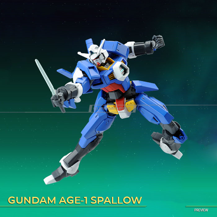 [HG] Gundam AGE 1 Spallow - GundamNesia
