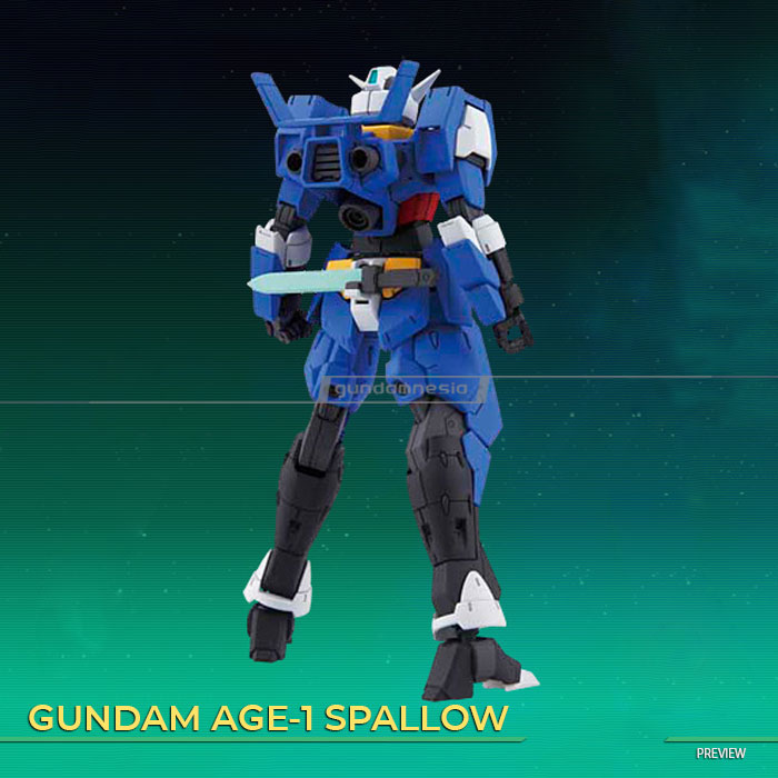 [HG] Gundam AGE 1 Spallow - GundamNesia