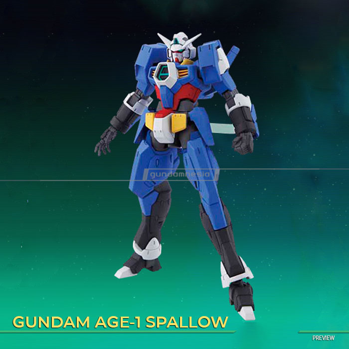 [HG] Gundam AGE 1 Spallow - GundamNesia