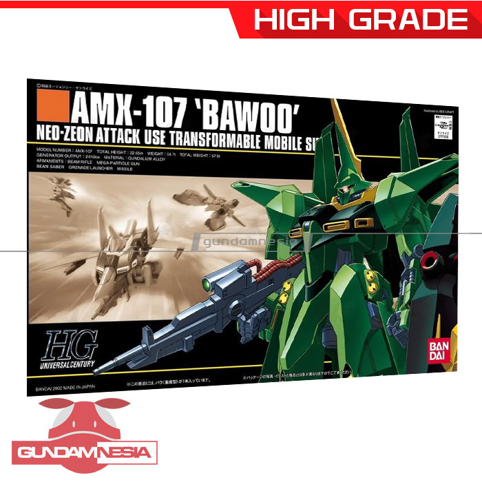 [HG] AMX-107 Bawoo Production Type | GundamNesia