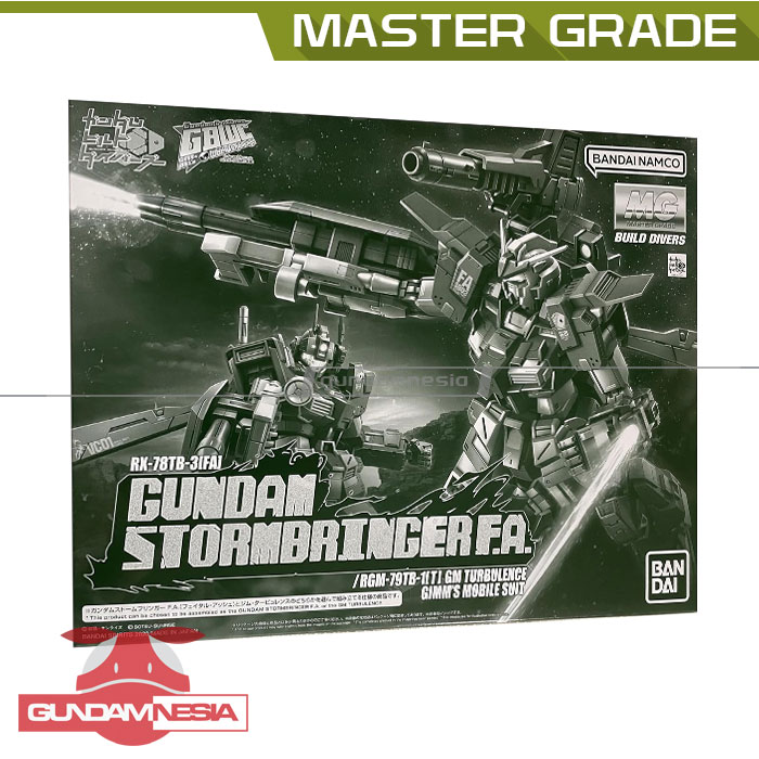 [MG] Gundam Stormbringer FA / GM Turbulence (PBandai) | GundamNesia