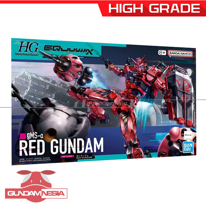 [HG] Red Gundam - Mobile Suit Gundam GQuuuuuuX | GundamNesia